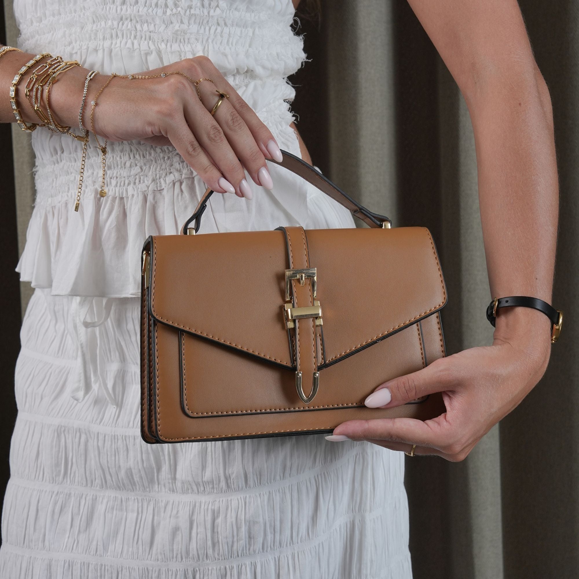 Sienna Classic Bag Khaki – OhKlassy